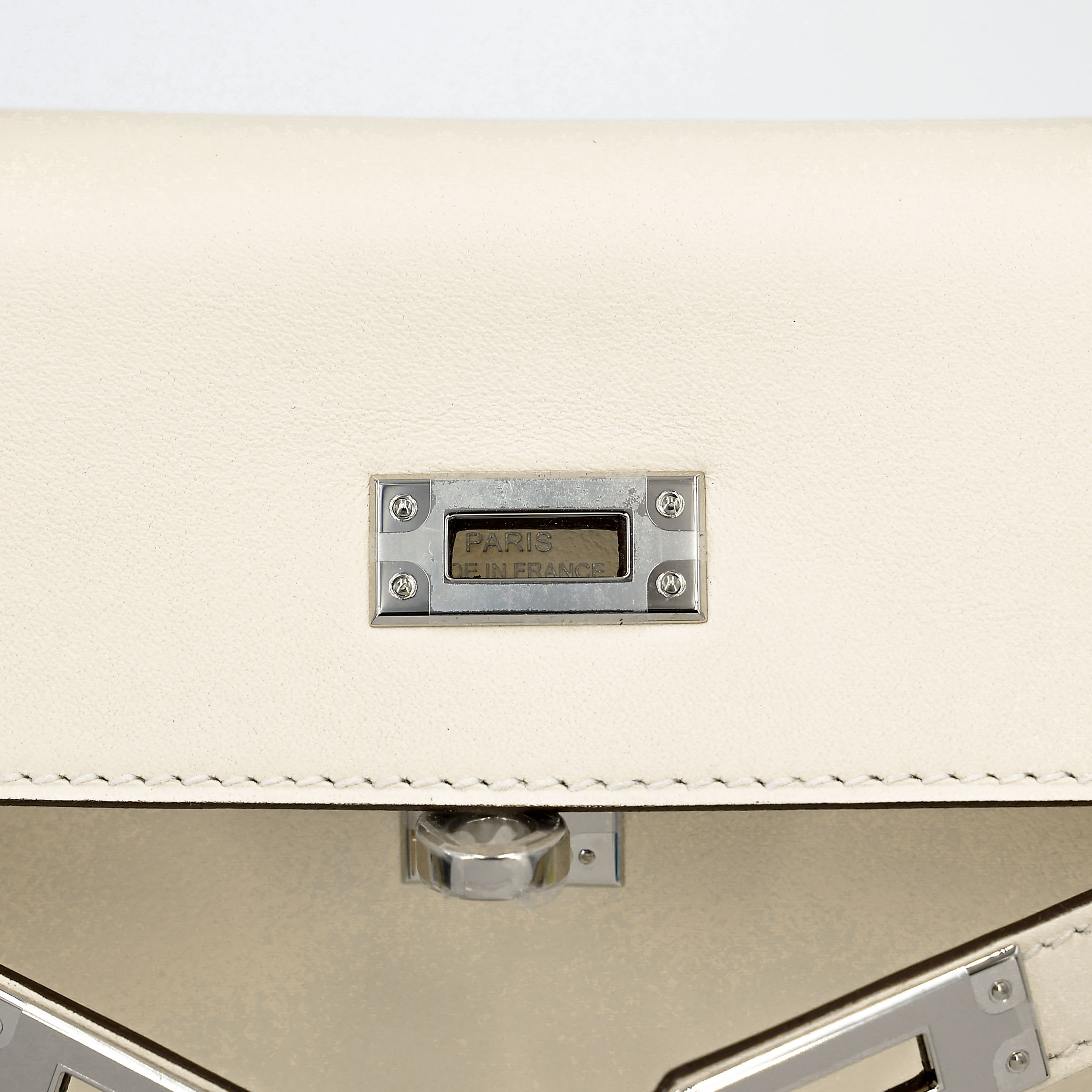 Unused ( Rank NS ) HERMÈS Limited Edition Kelly 25 in&out Nata (I2 ...