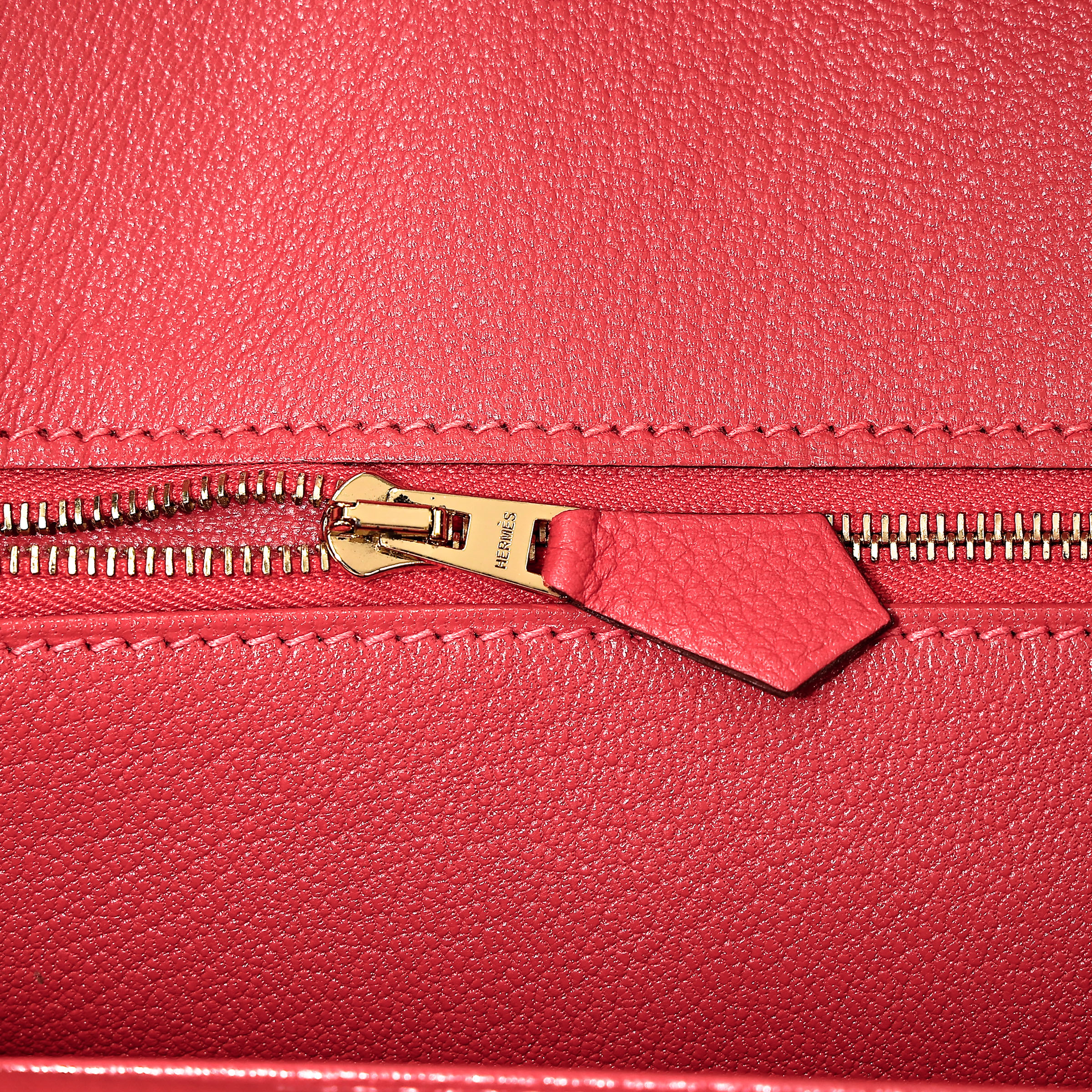 Very Good ( Rank A) HERMÈS Birkin 30 Rose Jaipur (T5) Togo Gold ...